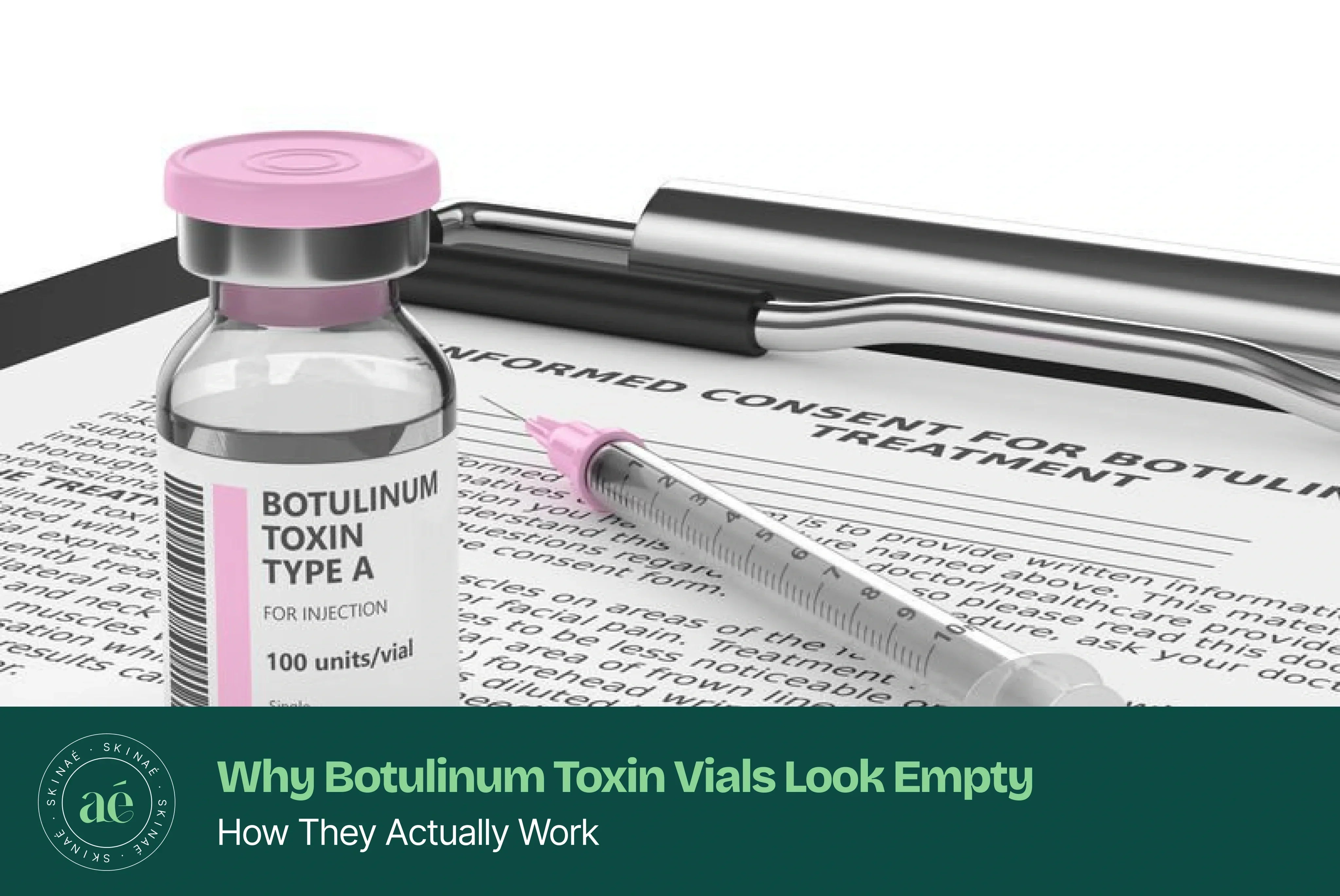 Botulinum Toxin Vial Looks Empty? Don’t Worry Its Normal - Skinae